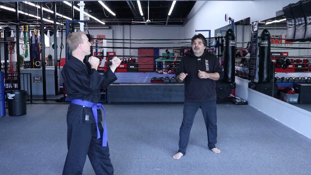 High hook kick to high round kick - YouTube