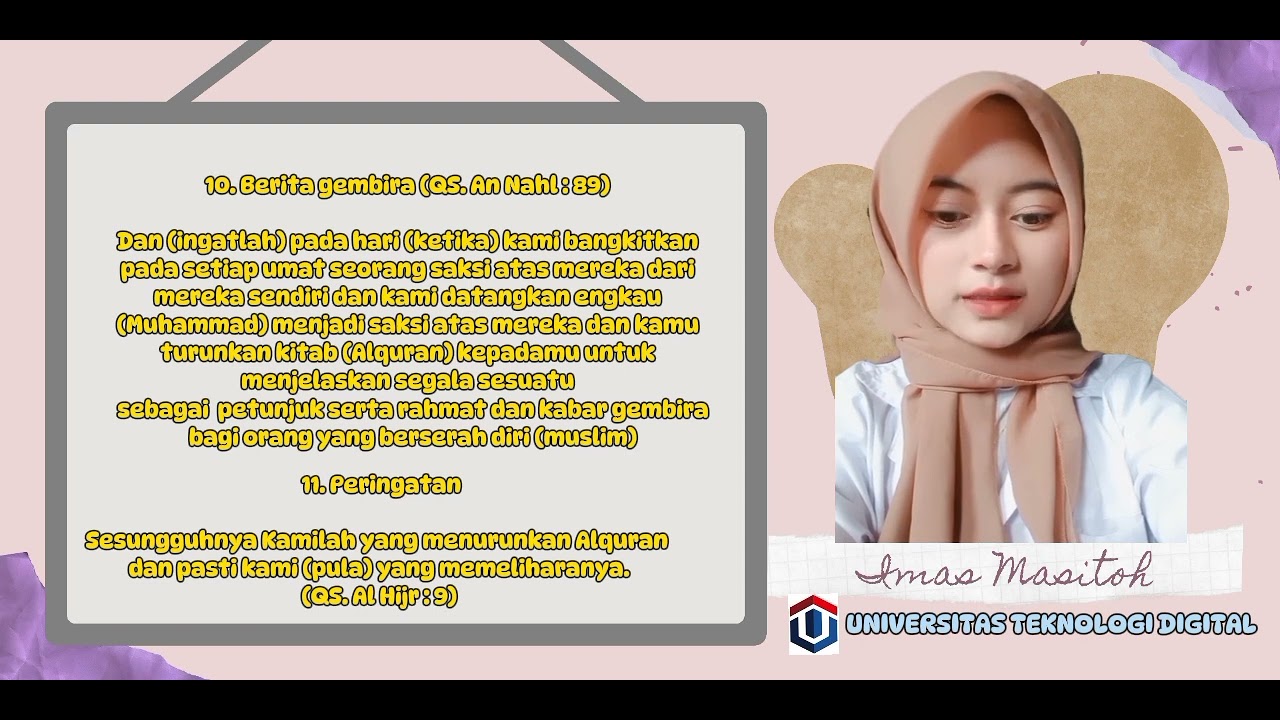 MARIFATUL QUR'AN (MENGENAL AL-QUR'AN) - YouTube