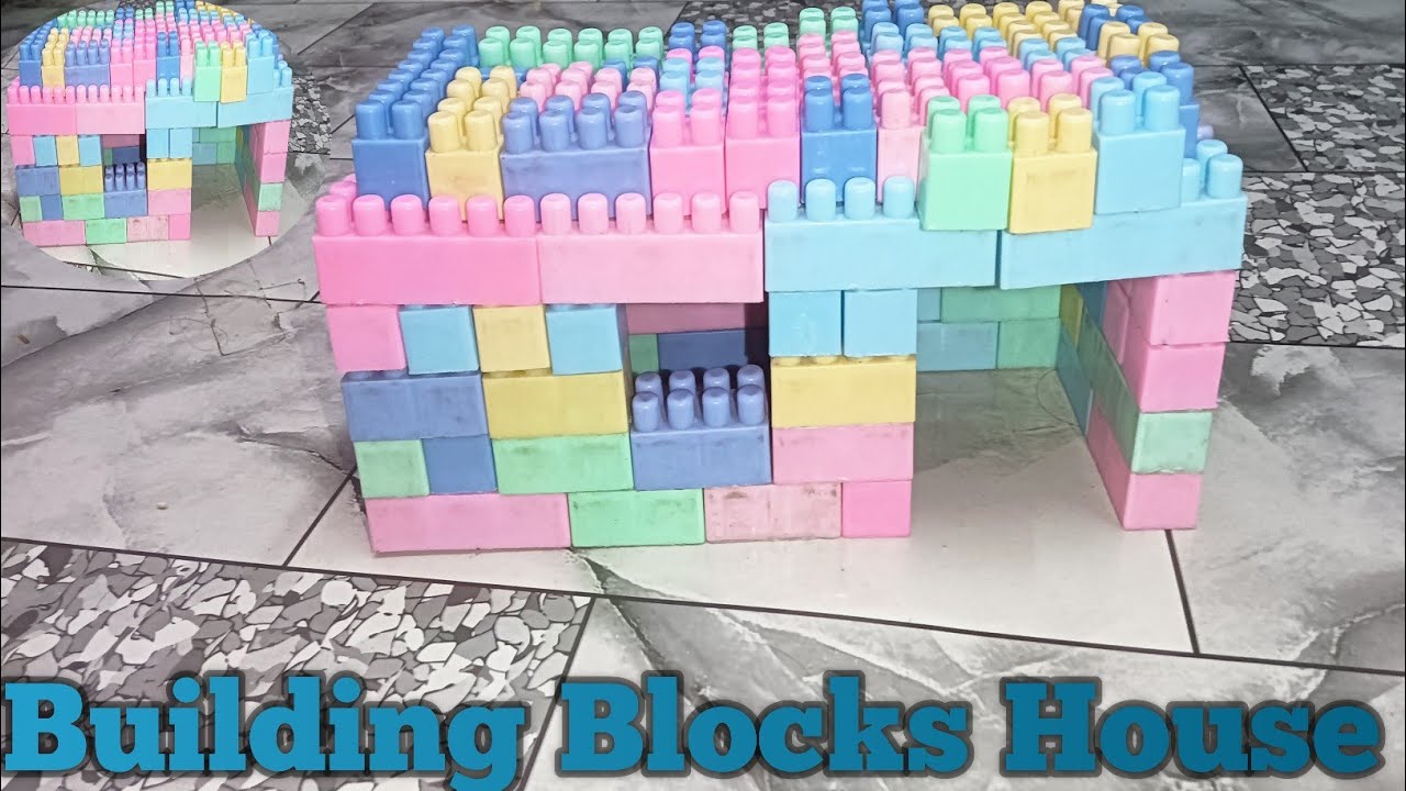 How Make House With Building Block/Block Toys/Block Game/Block House ...