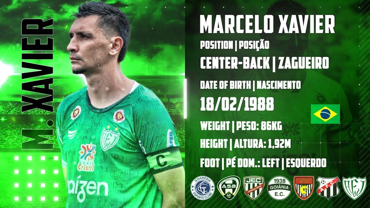 Marcelo Xavier ⚽ Center-Back | Zagueiro ⚽ Highlights 2024 - YouTube