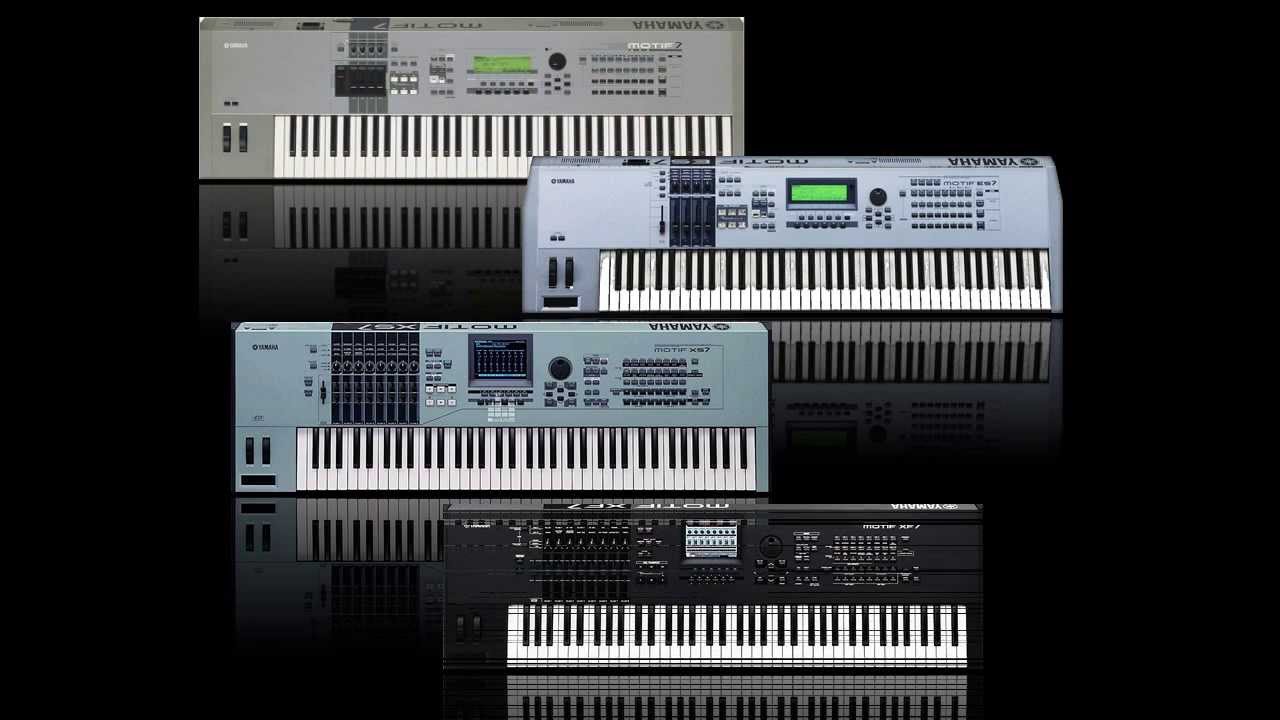 YAMAHA MOTIF SERIES HISTORY (From GreyTo Black) by LIMARstudio - YouTube