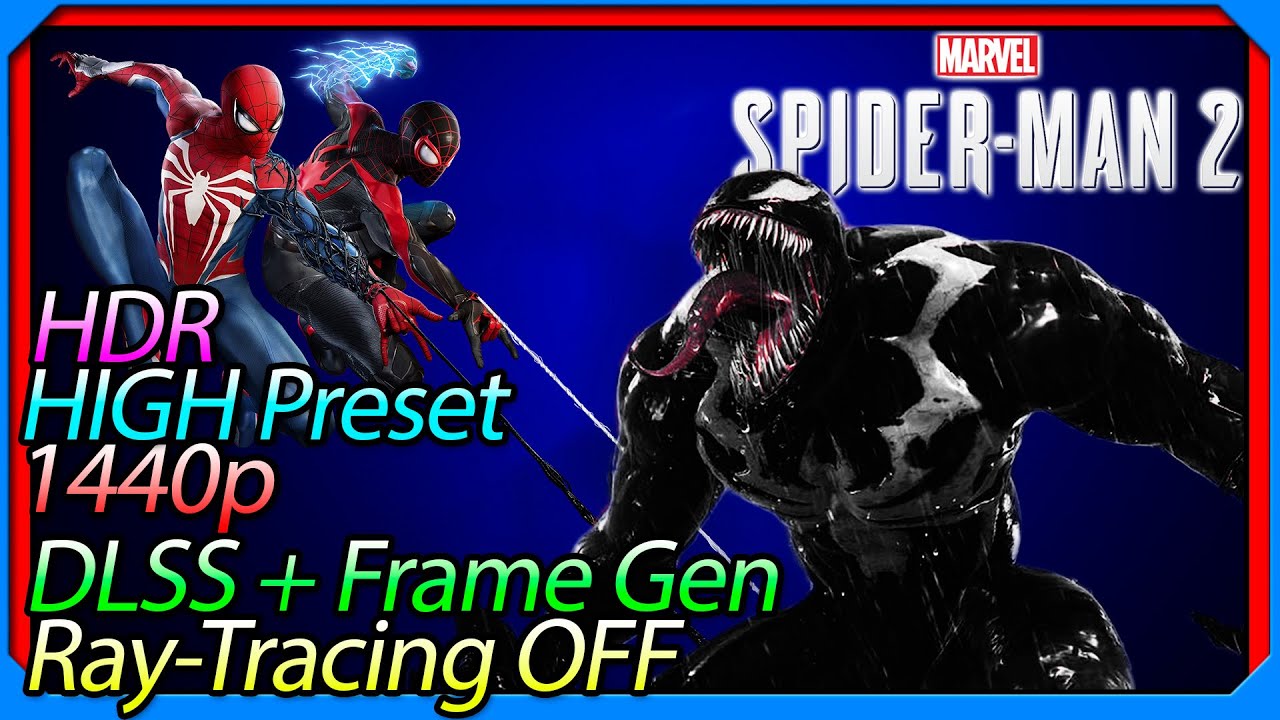 Marvel's Spider-Man 2 PC Gameplay RTX 4060 Ti Benchmark (1440p, DLSS ...