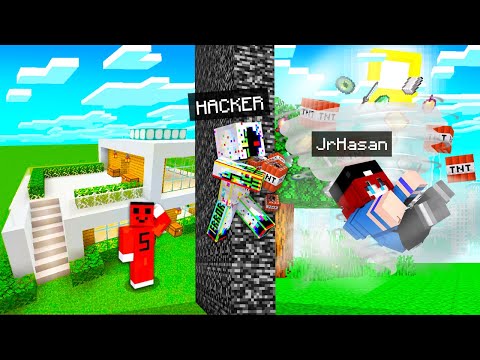HASANLA HACKERI YAPI KAPIŞMASINDA TROLLEDİK !! - Minecraft