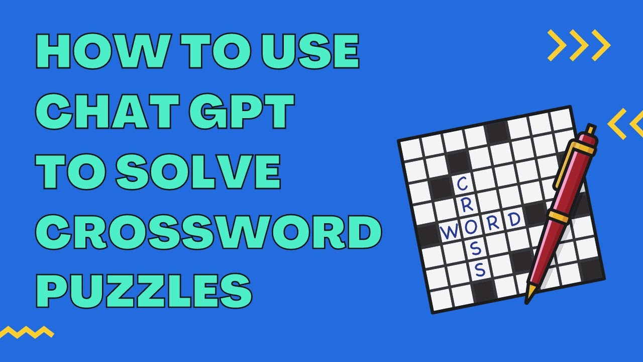 How to Use Chat GPT to Solve Crossword Puzzles - YouTube