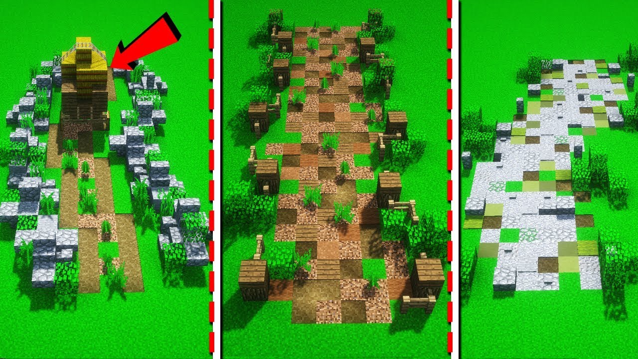 10 NAJLEPSZYCH POMYSŁÓW na DROGI w MINECRAFT! - YouTube