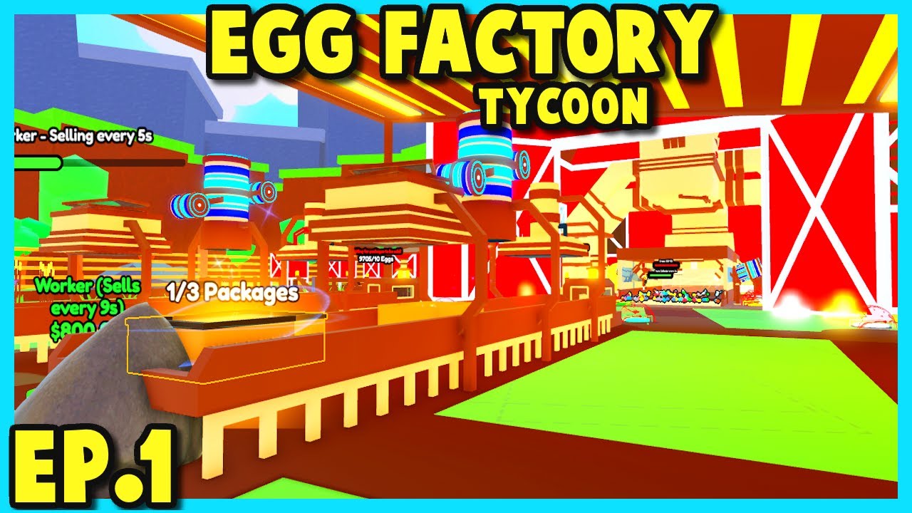 I Made $399,999,999 Selling EGGS! | Egg Factory Tycoon | Roblox Let's ...