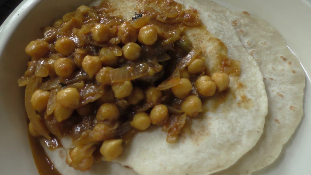 jackfruit flavour kubus recipe / chana masala curry / village food ...
