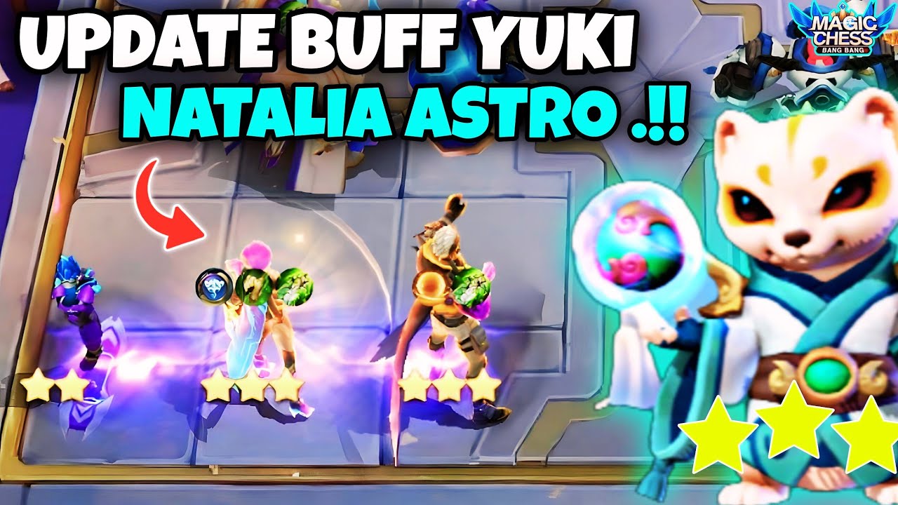 NEW UPDATE BUFF COMMANDER YUKI + NATALIA ASTRO FULL DAMAGE COMBO MAGIC ...