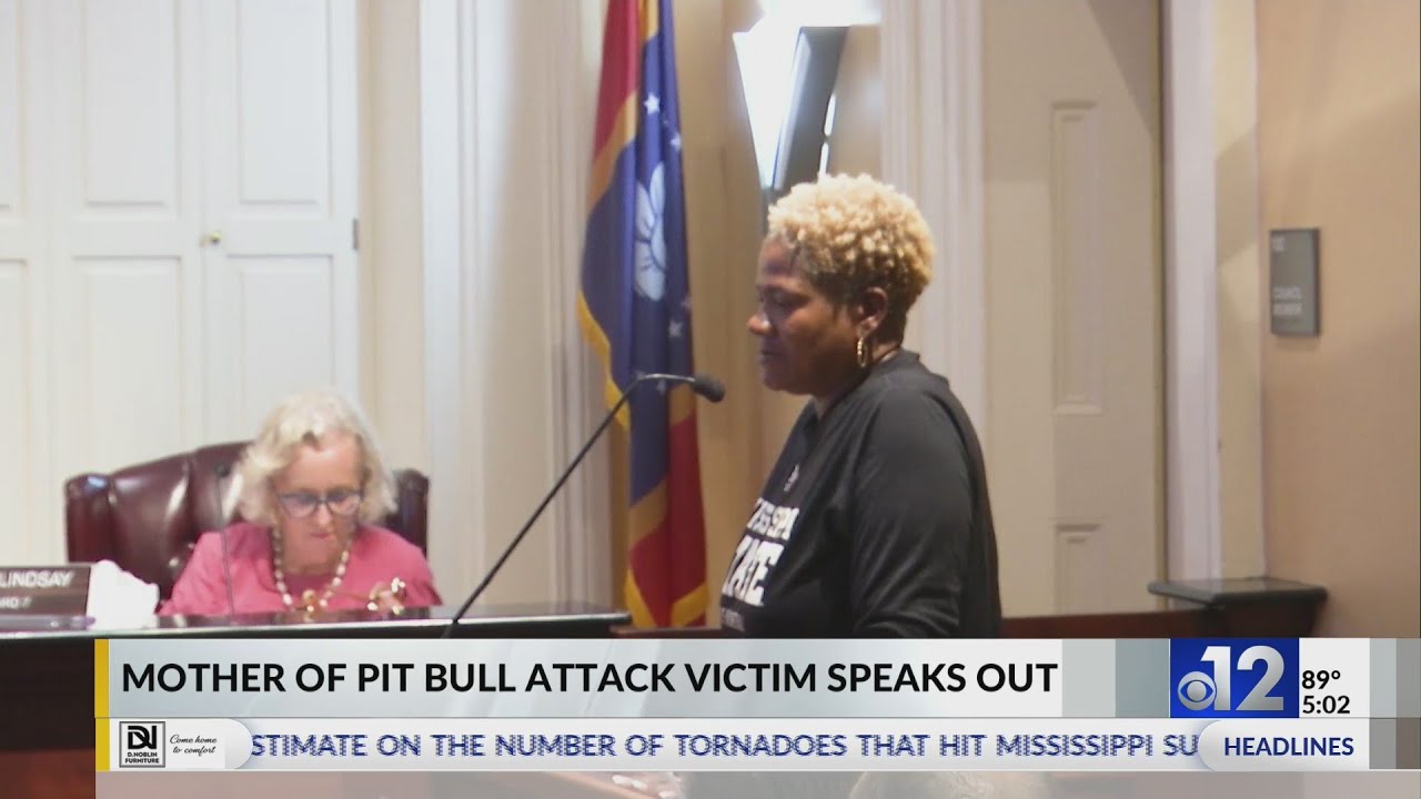 Mother of Jackson pit bull attack victim speaks out - YouTube