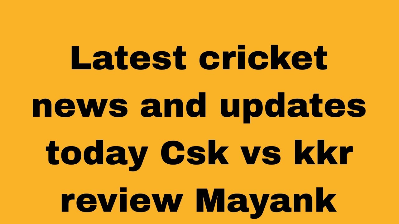Latest cricket news updates stories today ll T20 wc squad update 🔥😍 ll ...