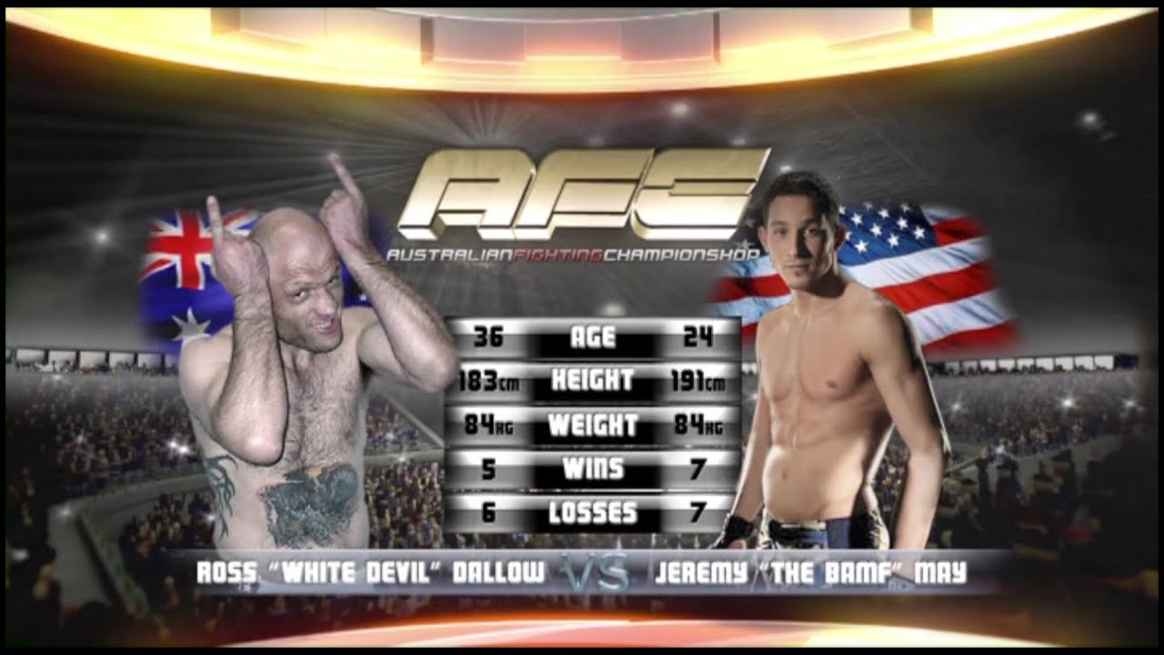 AFC 1 ROSS DALLOW VS JEREMY MAY - YouTube