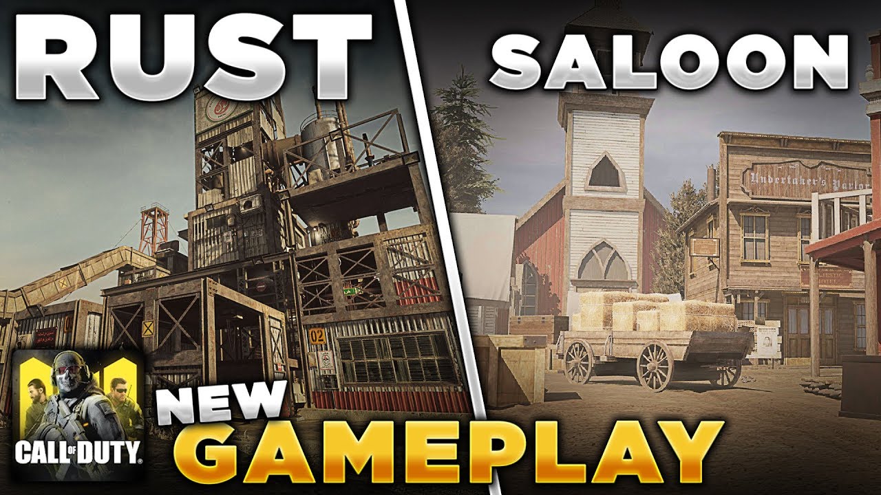 *NEW* Maps GAMEPLAY!! (Rust, Saloon and 1v1 Mode) | Call of Duty Mobile ...