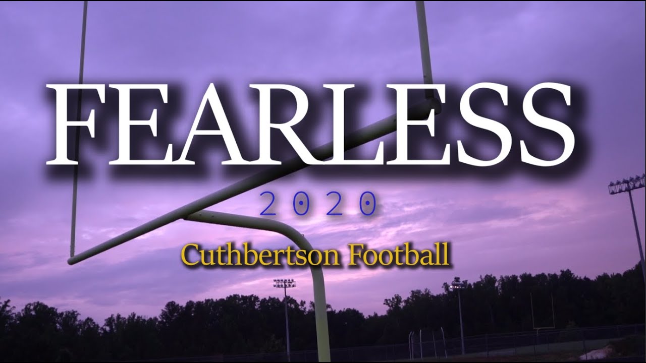 Cuthbertson Football - FEARLESS 2020 - YouTube