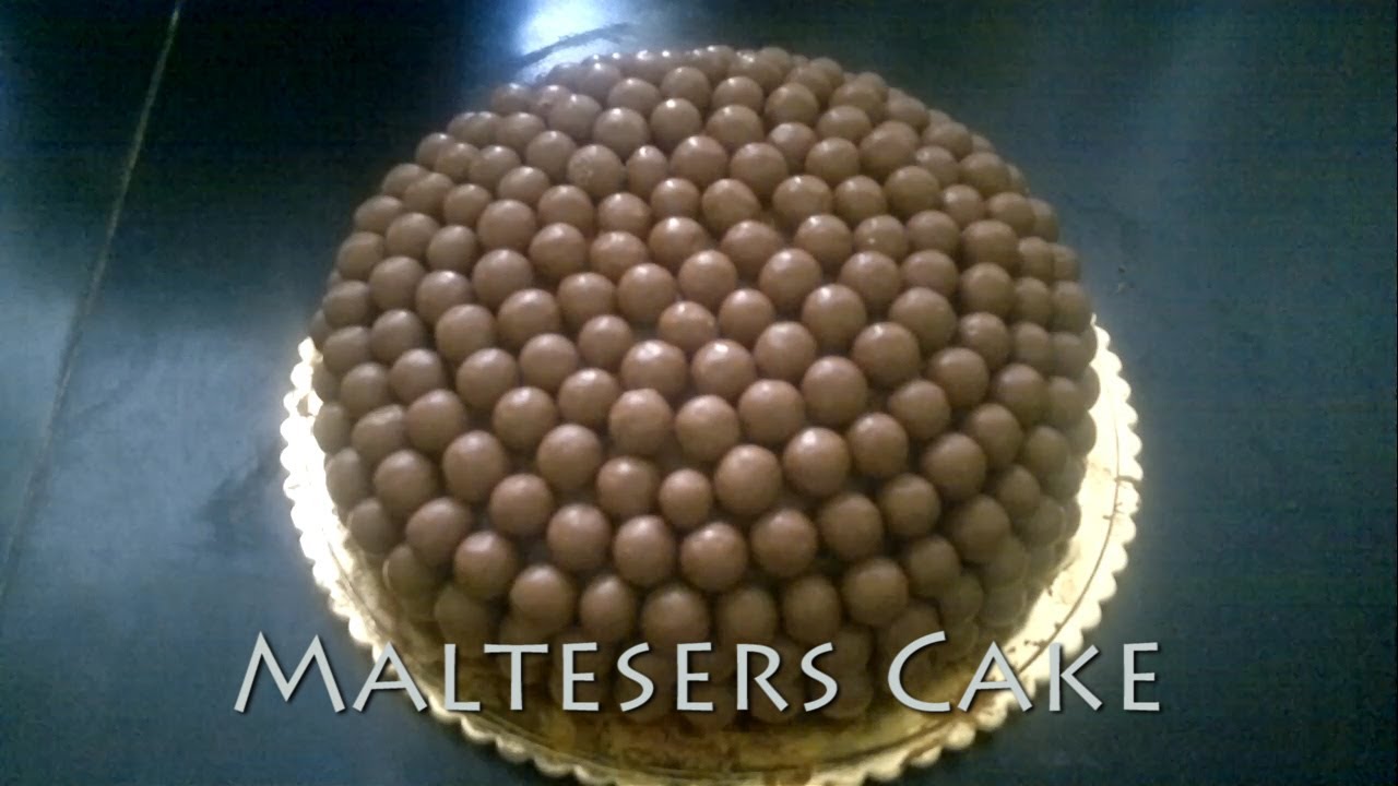 How to do a Maltesers Cake - YouTube