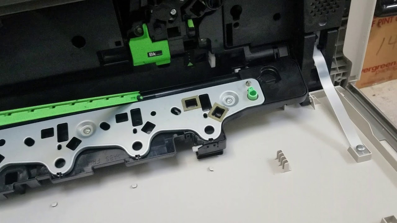 How to remove black lines from copies on Sharp copier - YouTube