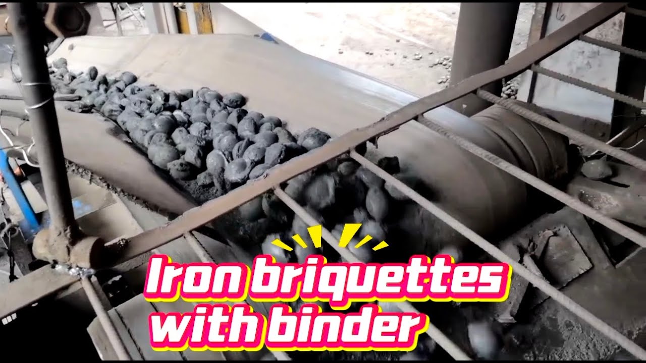Binder for iron ore briquette #ironbriquettebinder - YouTube
