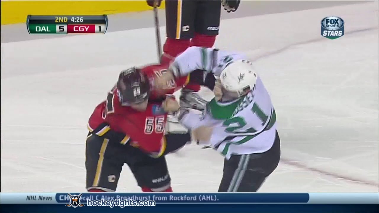 Antoine Roussel vs Shane O'Brien Nov 14, 2013 - YouTube