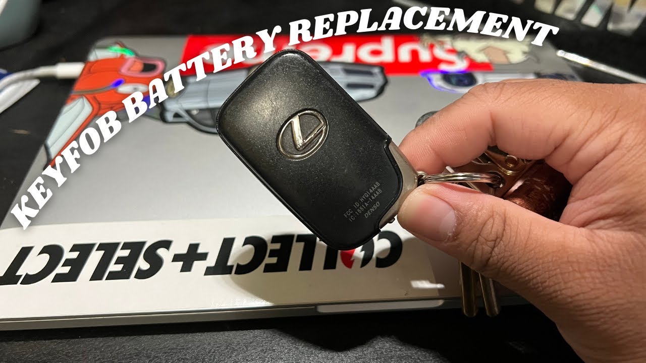 How to Replace the Battery in Your Lexus Key Fob! - YouTube