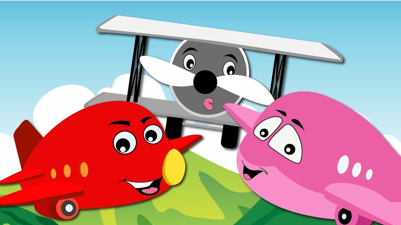 10 little air planes | Counting numbers for kids |Eli Kids - YouTube