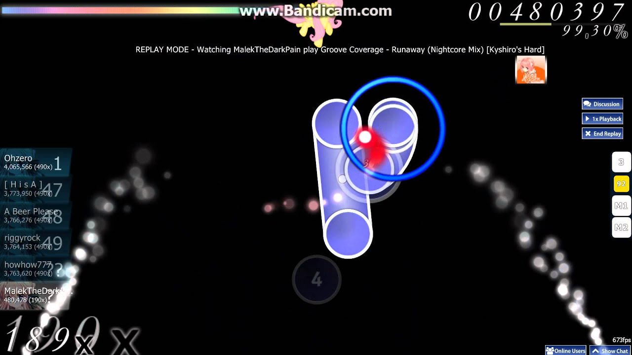 osu! Runaway (Nightcore) Hard hidden ;) - YouTube