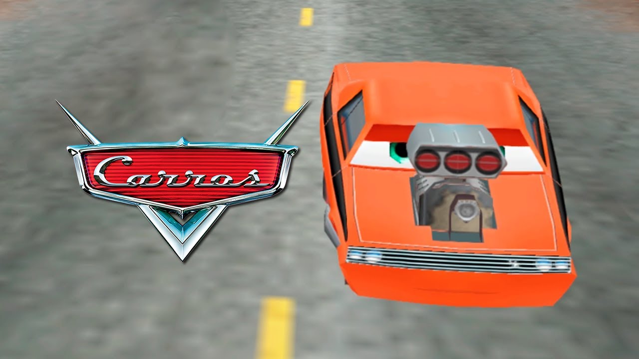 DISNEY CARS 1 (PSP) #5 - Snot Rod, o carro que espirra no Carros 1 ...