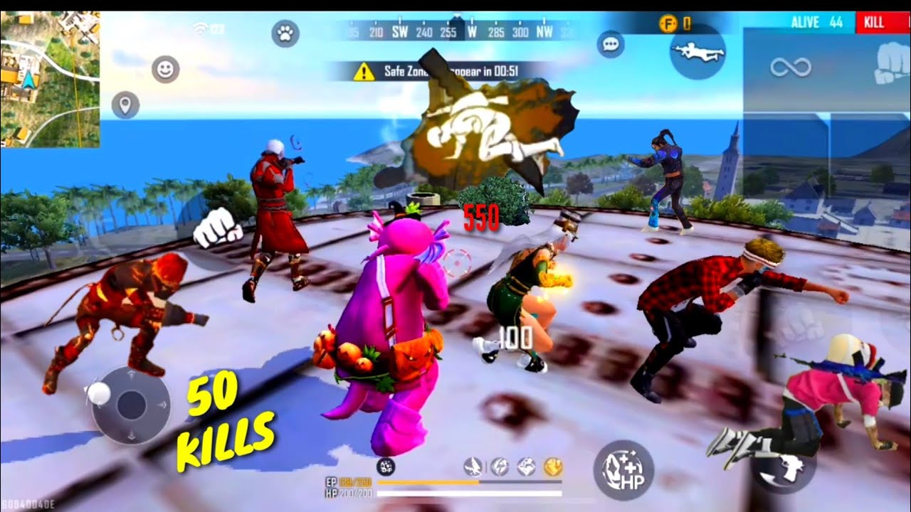 FREE FIRE FACTORY KING/FACTORY GAMEPLAY/FACTORY ROOF FIST FIGHT/SOLO ...