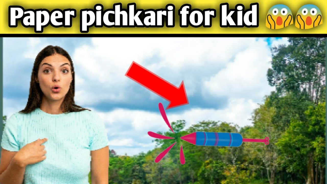 How to make paper pichkari at home😱😱paper pichkari || - YouTube