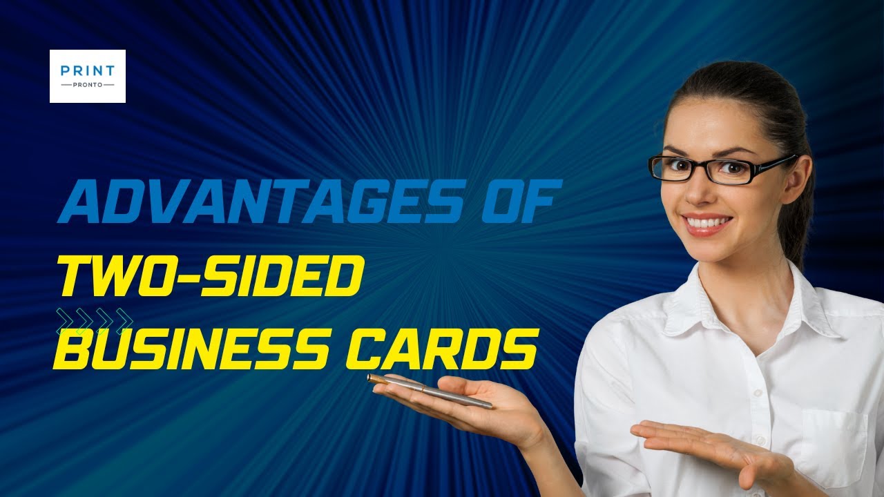 What are the ADVANTAGES of Using Two-Sided Business Cards? - YouTube