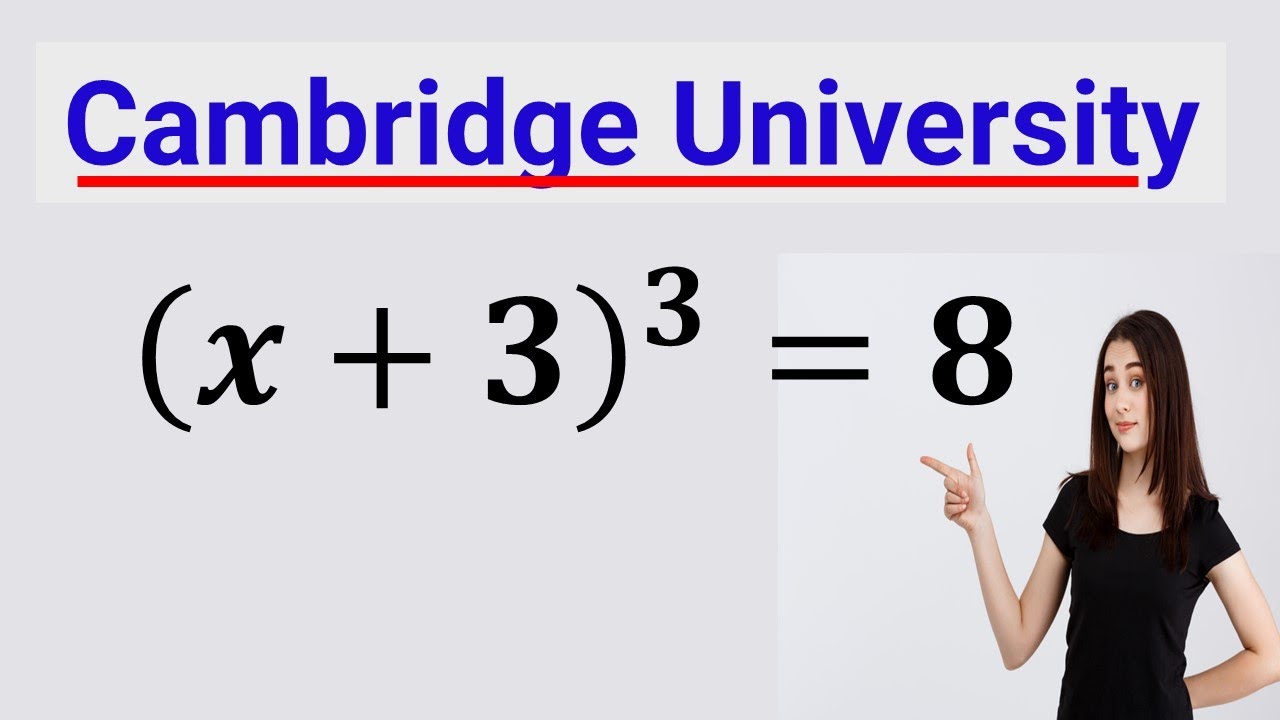 A very tricky Cambridge University Admission Algebra Exam | Entrance ...
