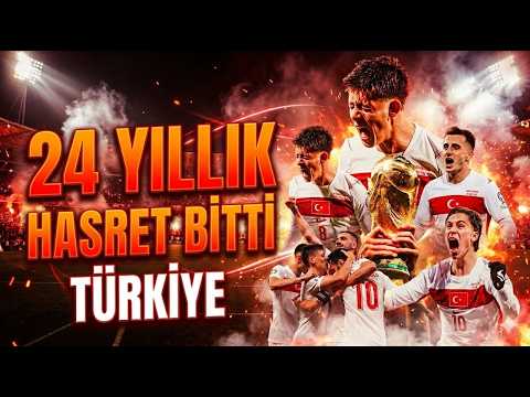 Dünya kupasında Ay-Yıldız.Türkiye'nin 24 yıllık hasreti bitti. #türkiye #bizimcocuklar #dunyakupasi