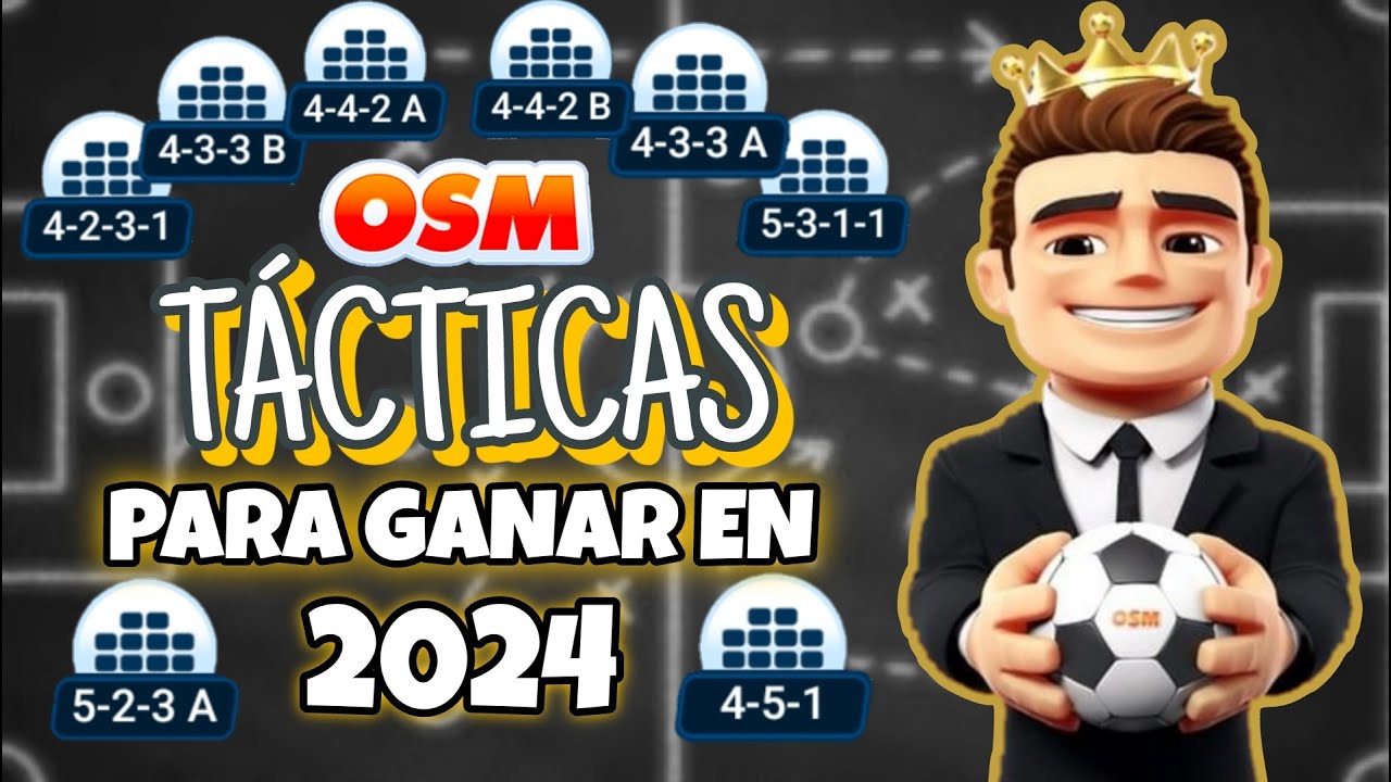 🏆 LAS 8 TÁCTICAS QUE DEBES USAR EN 2024 🏆 | ⚽ OSM 23/24 ⚽ - YouTube