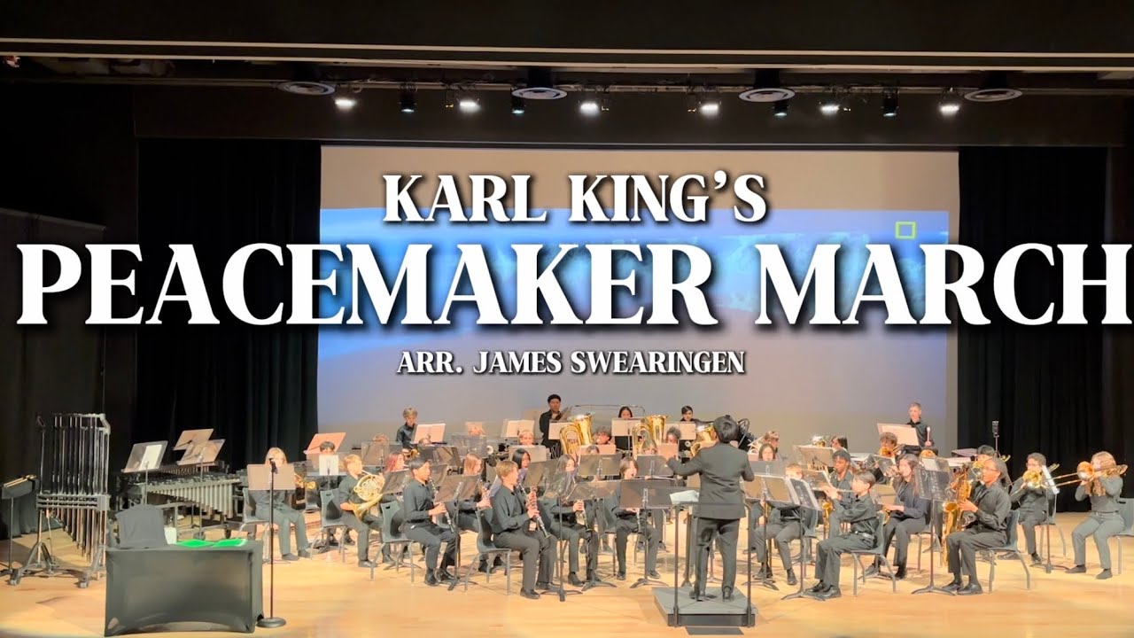 The Sloan Canyon Symphonic Band (MS) - Peacemaker March - Karl L. King ...
