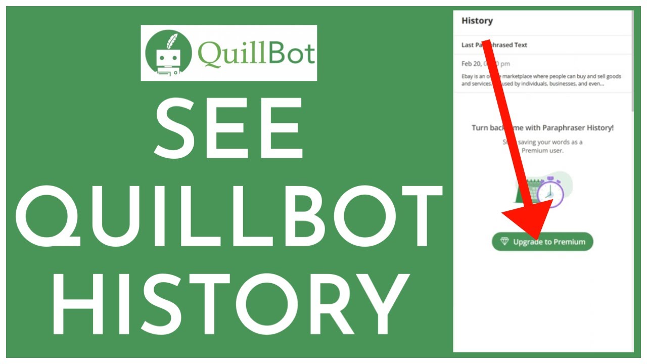 How to See Quillbot History 2023? - YouTube