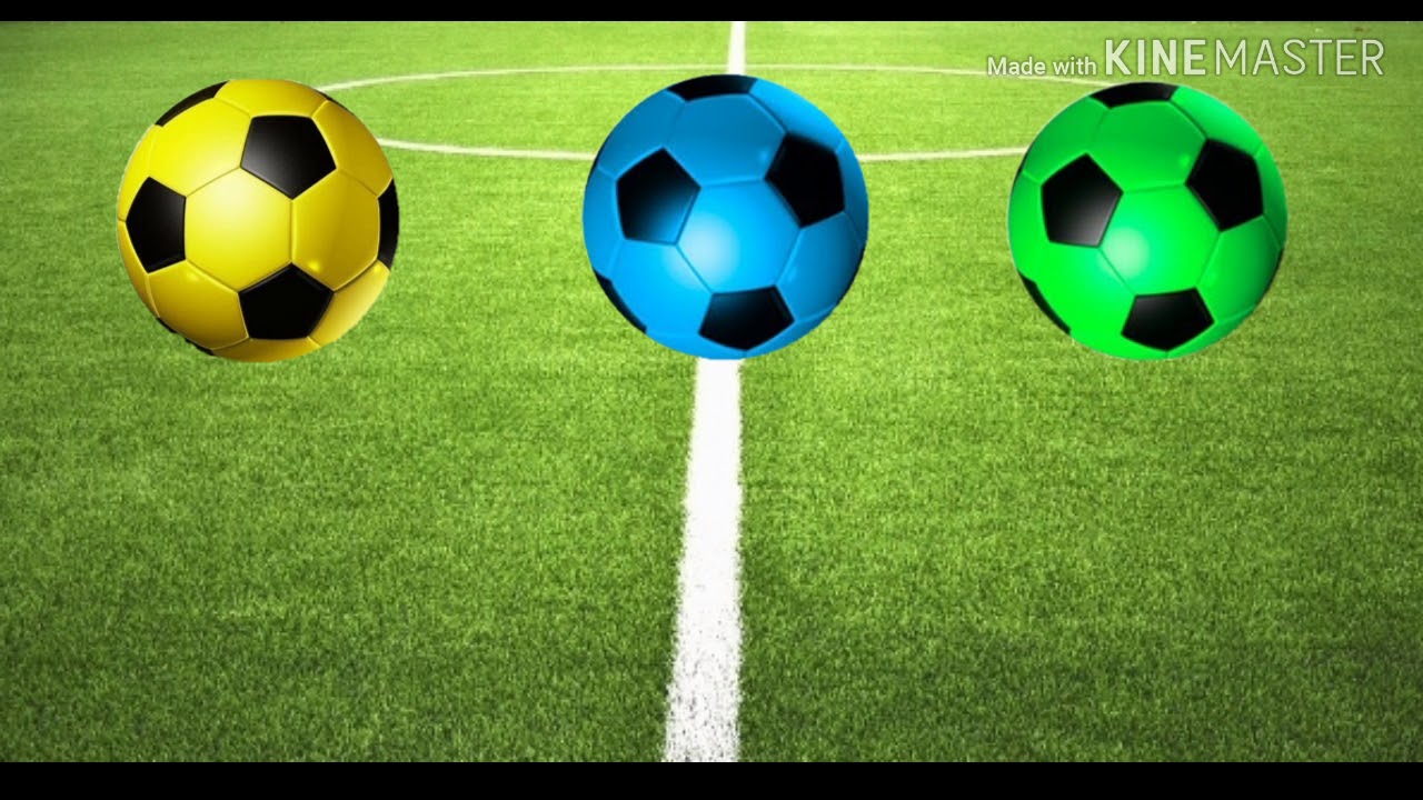 Learn colors - ﹰColors for children to learn with soccer Ball & colors ...