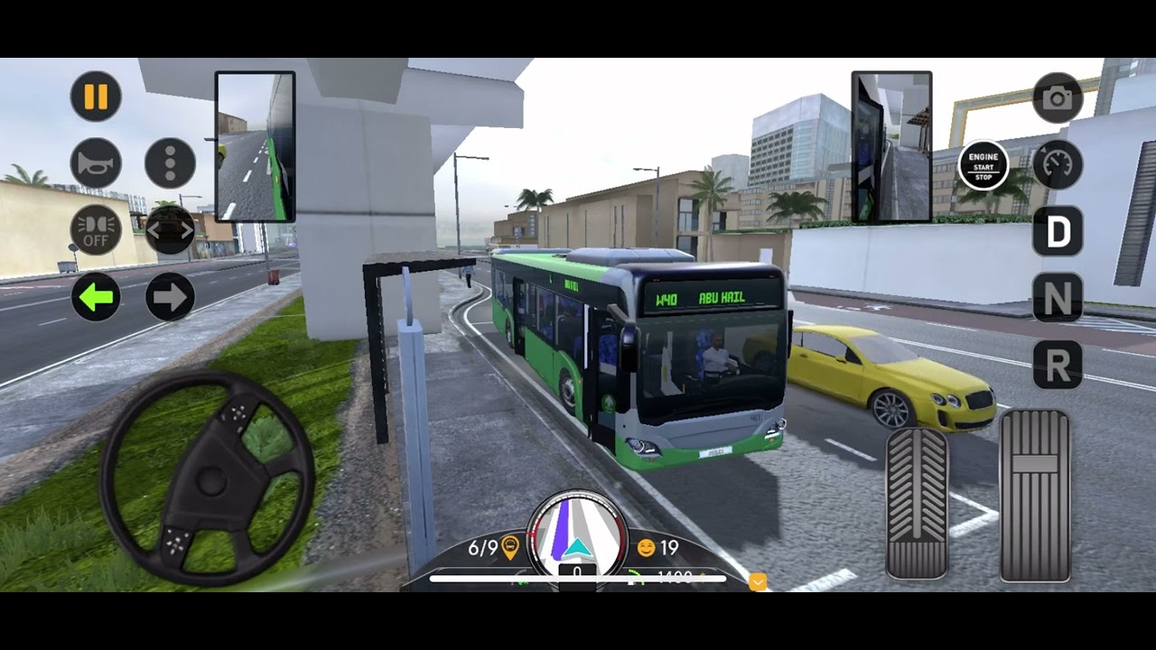 Bus sim 23 Dubai route 8 - YouTube