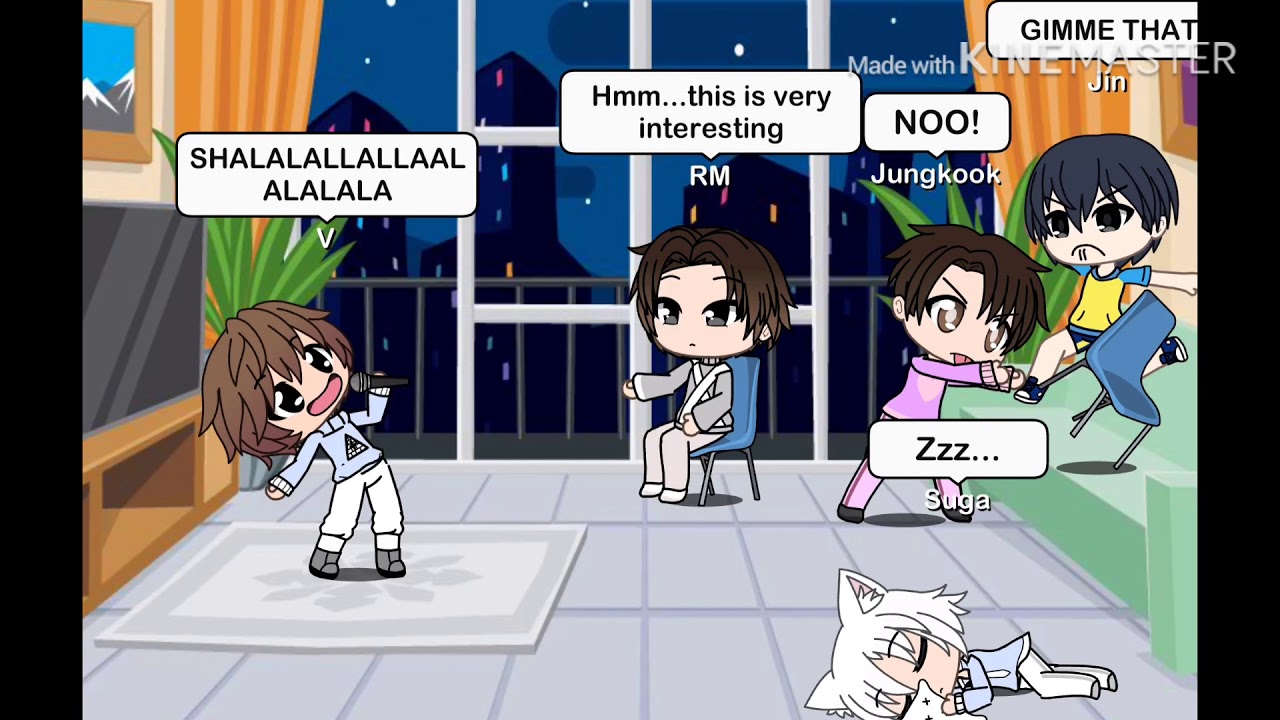 Bts gacha skit! - YouTube
