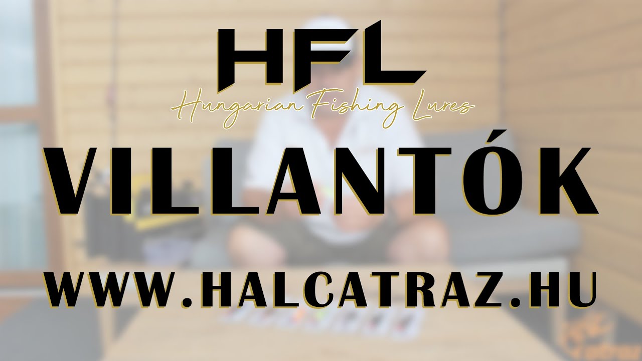 Hungarian Fishing Lures - HFL Támolygó Villantó - YouTube