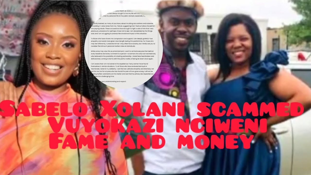 Chef Xolani confirms scamming Vuyokazi nciweni Fame and money😟 - YouTube