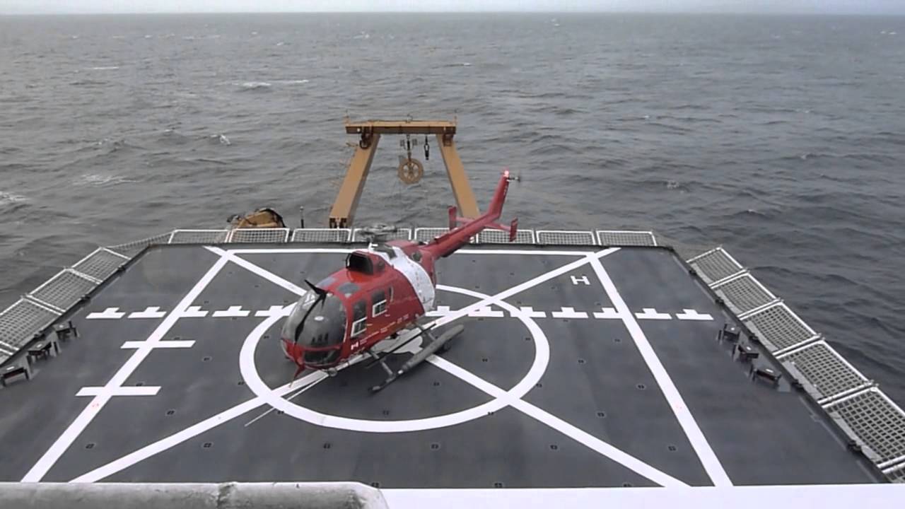USCGC Healy Helicopter Opps - YouTube
