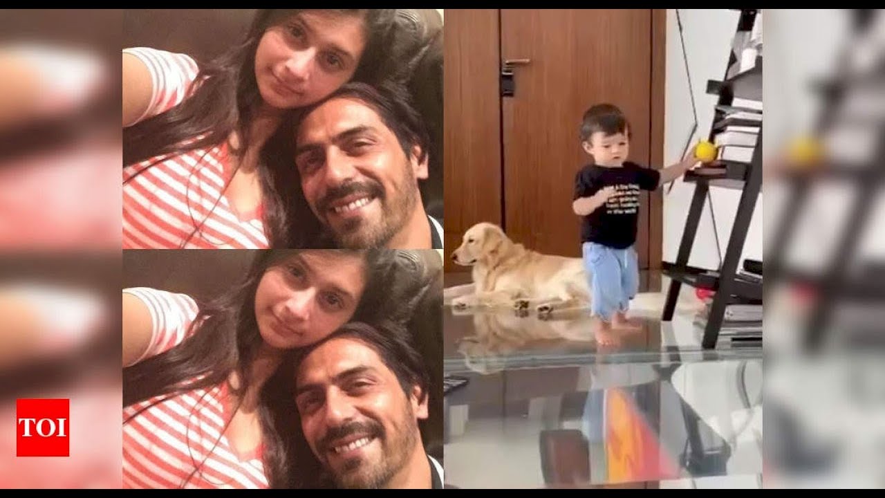 Arjun Rampal shares an adorable video of son Arik on his first birthday ...