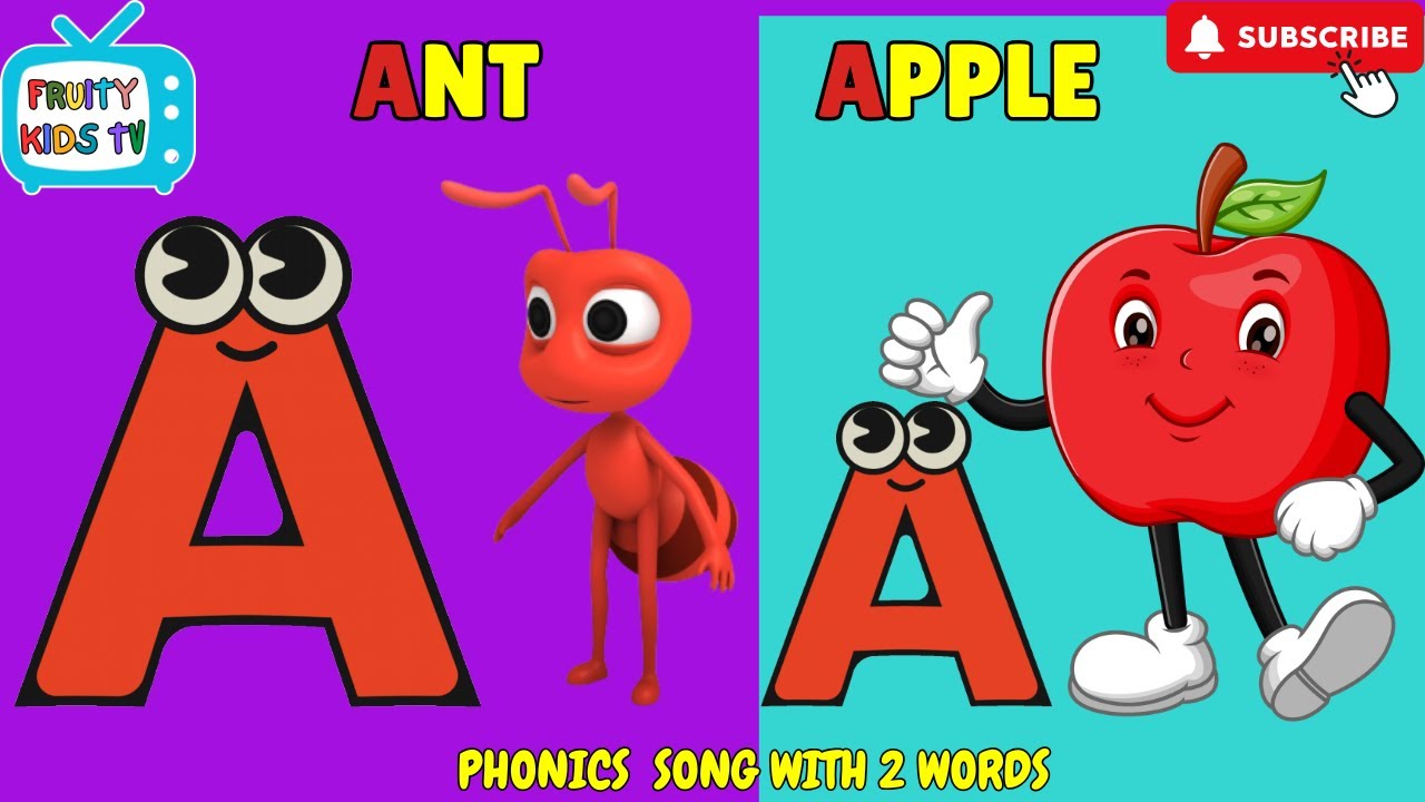 ABC Song with 2 Words : ABC Alphabet Songs with Sounds for Children : A ...