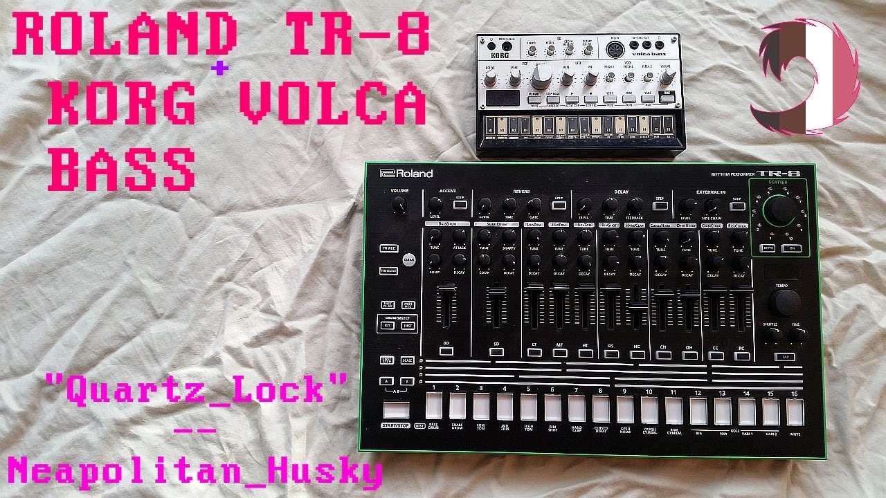 [Roland TR-8 + KORG Volca Bass] "Quartz_Lock" -- Neapolitan_Husky - YouTube