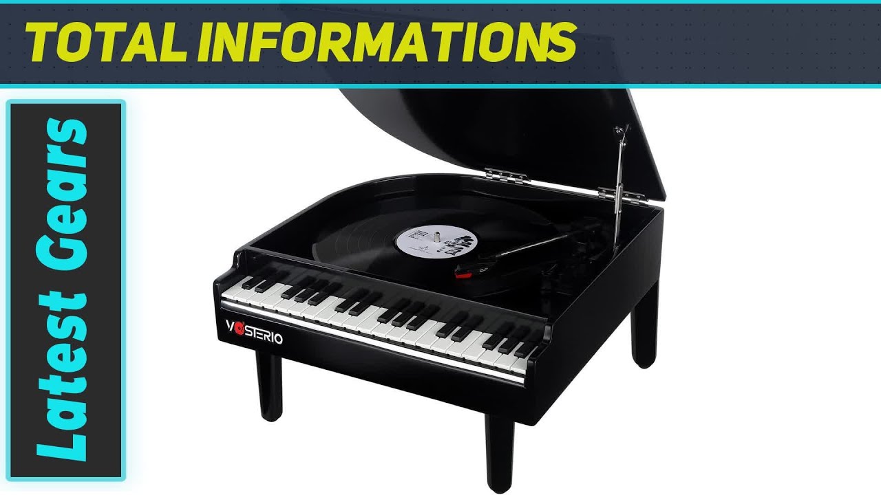 Immersive VOSTERIO Bluetooth Record Player Review! - YouTube