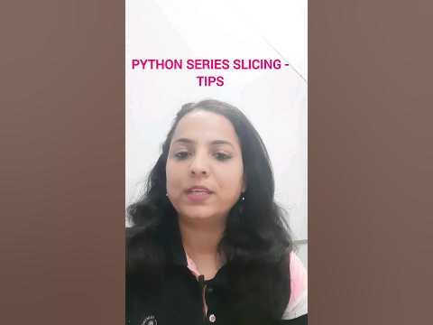 Python Series Slicing Tips class 12 IP - YouTube
