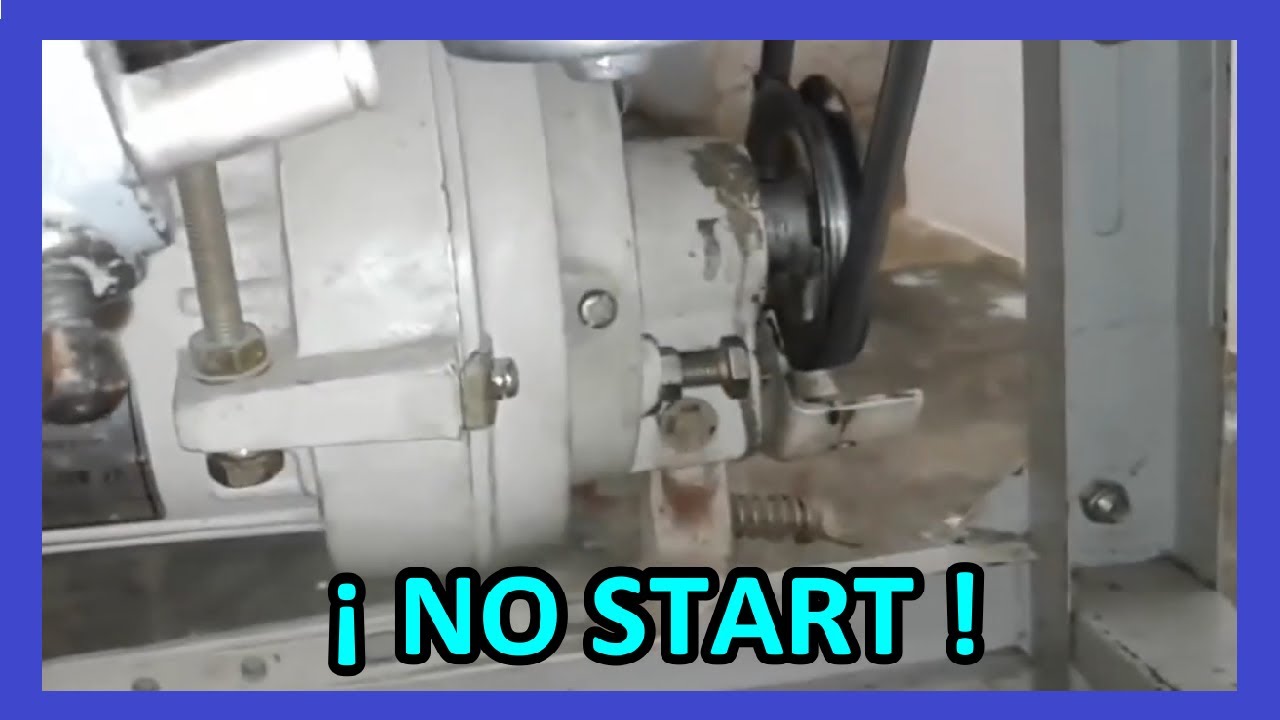 Why the industrial sewing machine MOTOR WON'T START - YouTube