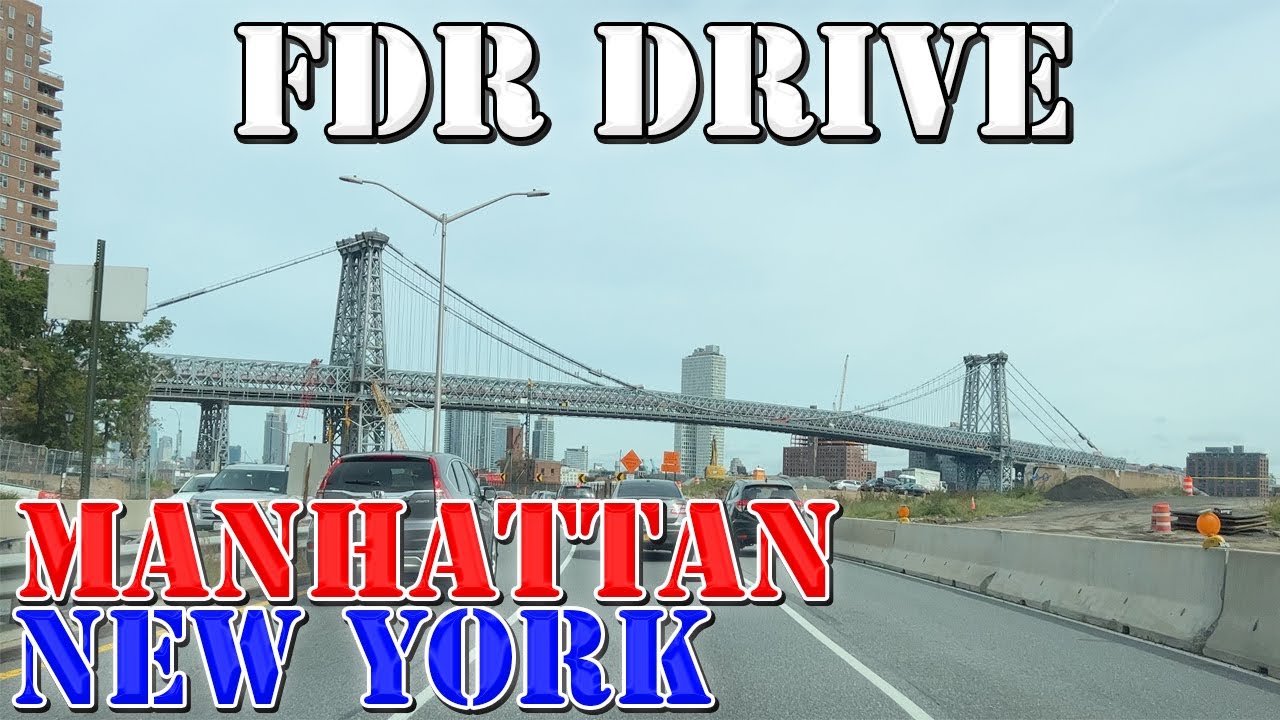 FDR Drive North - Manhattan - New York - 4K Street Drive - YouTube