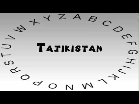How to Say or Pronounce Tajikistan - YouTube