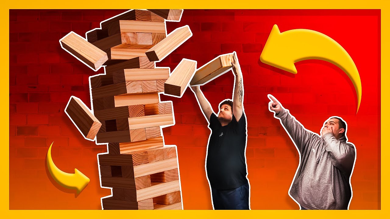 Worlds Largest Jenga Game - YouTube