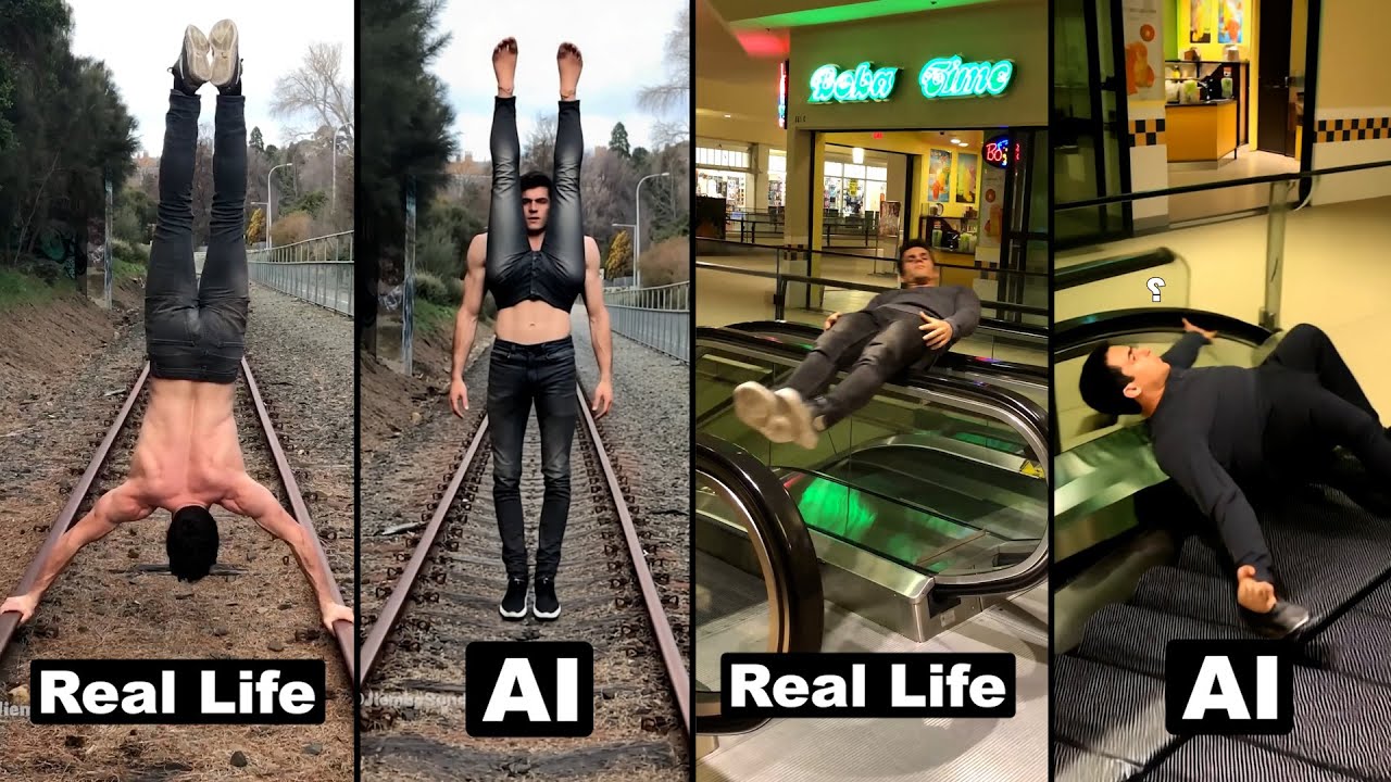 Real Life Vs AI (Funny Compilation 3) - YouTube