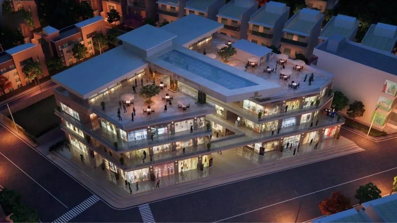 ROF Portico High-end Retail Market - YouTube